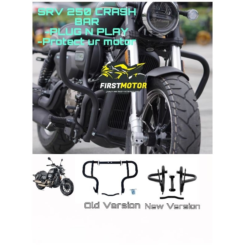 QJMOTOR SRV 250 SRV250 Crash Bar PNP | Shopee Malaysia