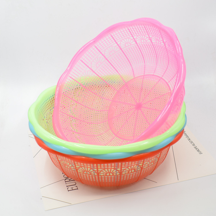 2pc Plastic Basket Colander 20cm Bakul Plastic Quality Products Round ...