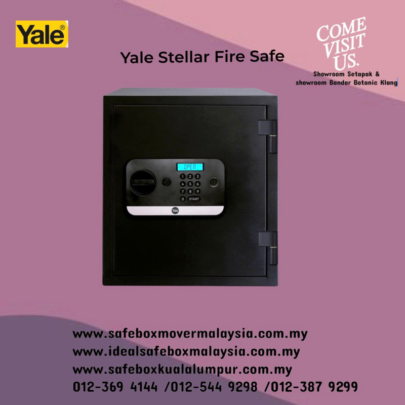 [Original] Yale Stellar Fire Safe Stellar Fire 480/DB2 49.2L 32KG | Shopee Malaysia