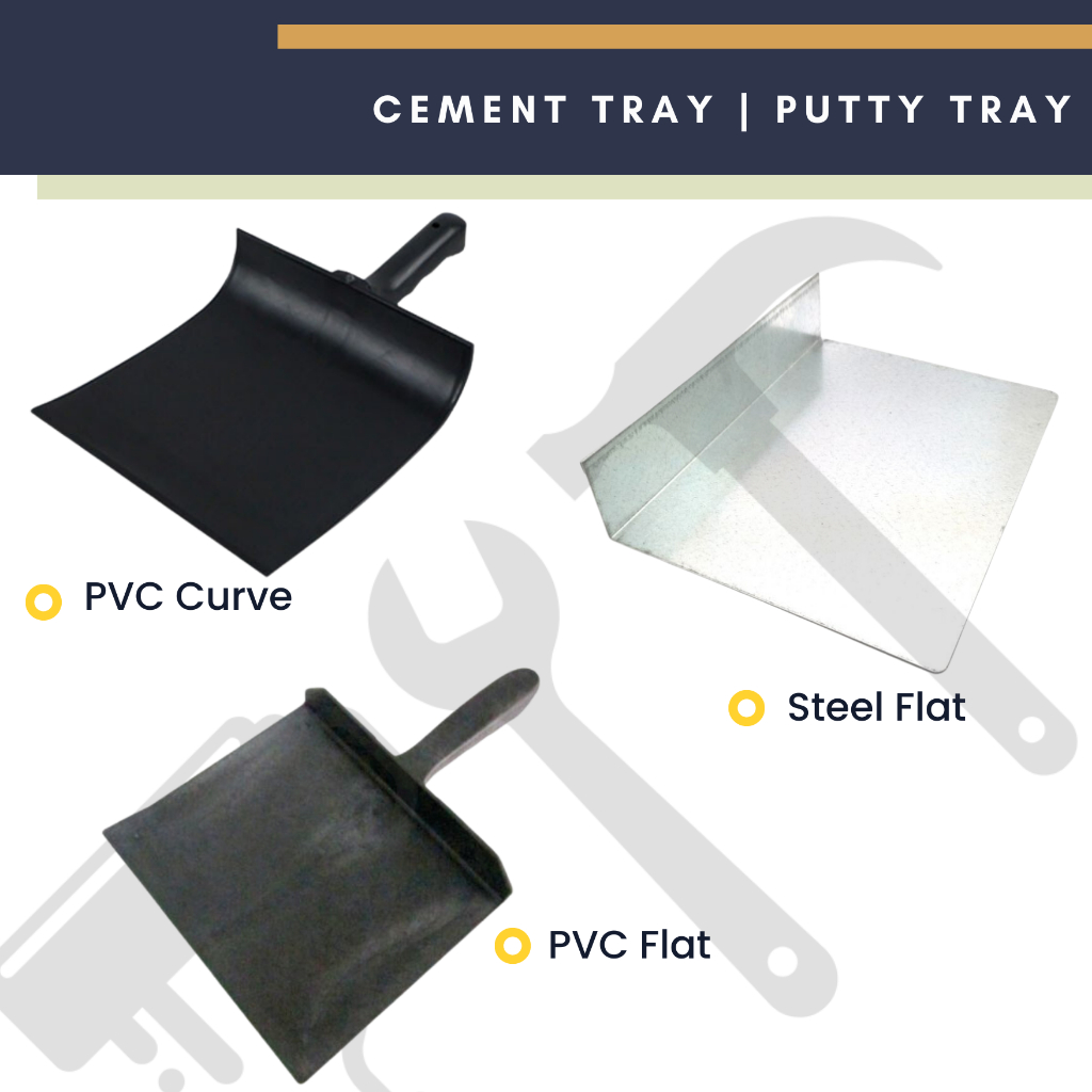 PVC Steel Cement Tray | Sudu Kiri | Sudu Plaster | Dulang Simen | Sudu ...