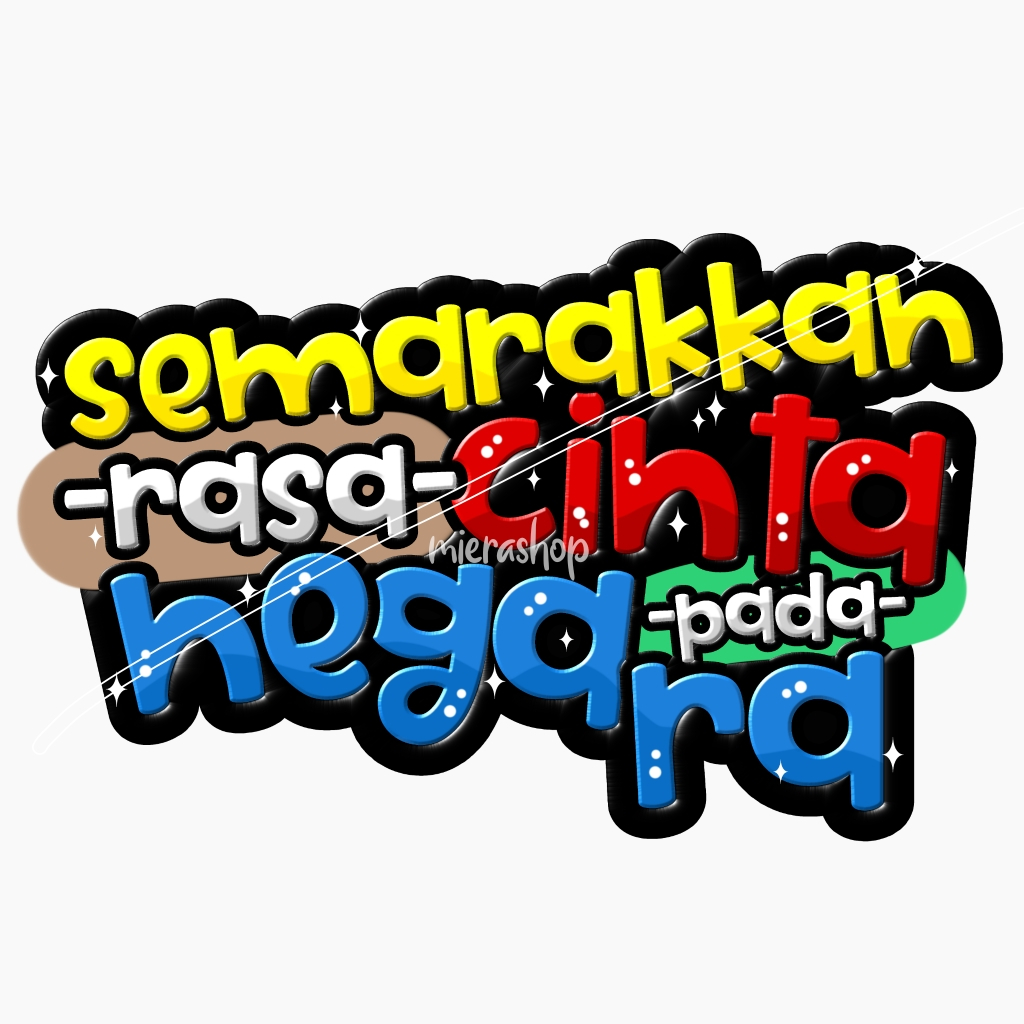 Sticker Selamat Hari Merdeka Size 9cm-11cm / Hari Kemerdekaan / Saya ...