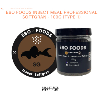 EBO FOODS Insect Meal Professional Softgran 100g | Shopee Malaysia