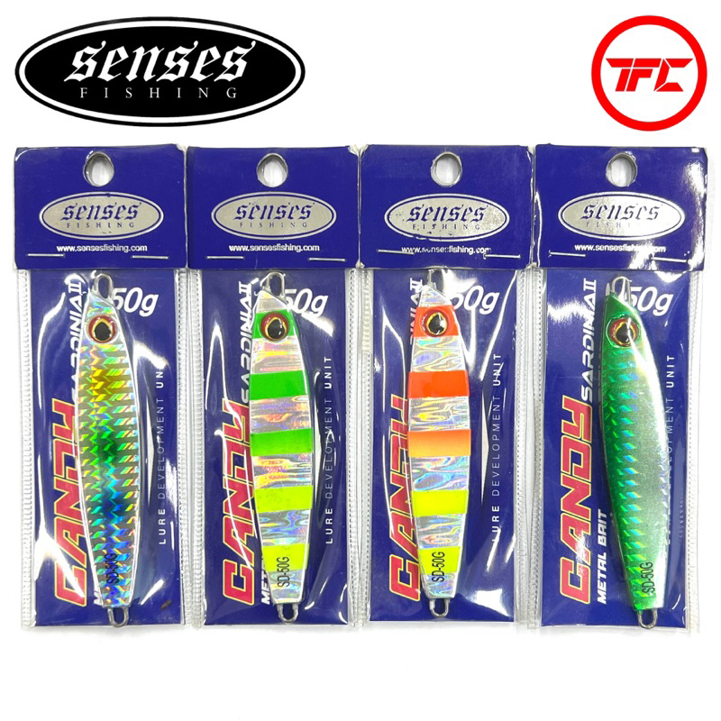 SENSES Candy Sardinia II 2 Jig Lure Fast Jigging Metal Bait | Shopee ...
