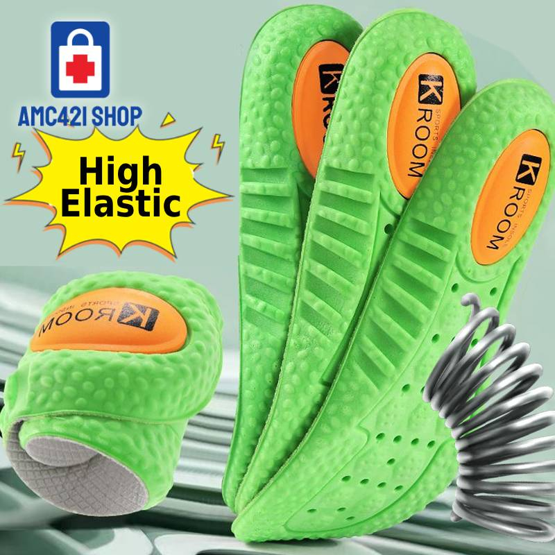 Shock Absorption Deodorant Insoles Breathable Shoe Soles Feet Care Soft ...