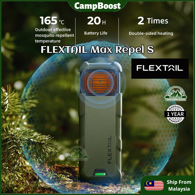 CampBoost FLEXTAIL Repel Max Repel S Camping Repellent Penghalau Nyamuk ...