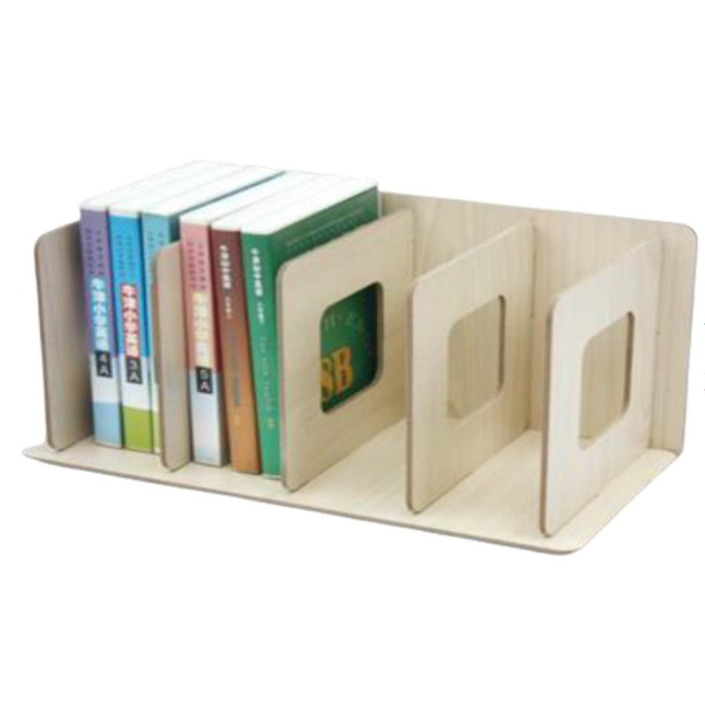 Book rack, desktop book rack, wood rack DIY table book rack, wooden ...