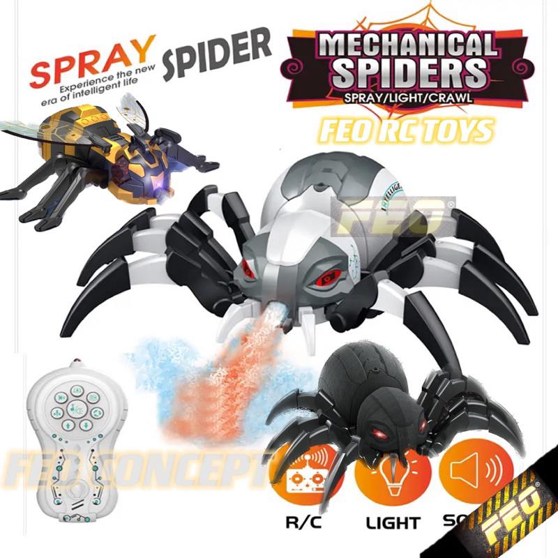 FEO Rc Toys Prank Funny Toys Rc Spider Control Remote Control Bee Kids ...