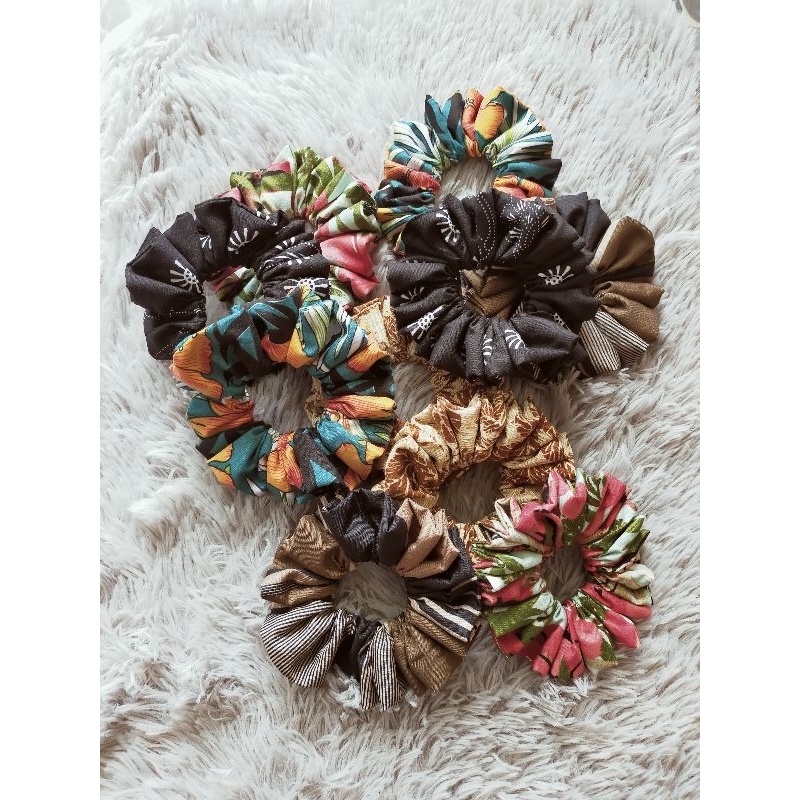 Getah rambut / scrunchie (cotton) | Shopee Malaysia