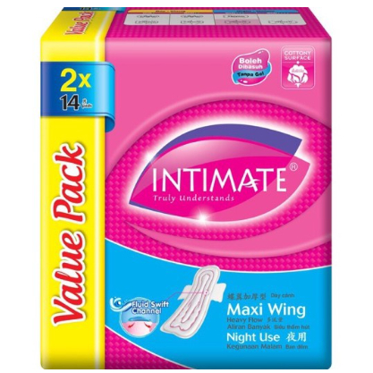 Intimate Nitelong Maxi Wing SF (14's x 2)-M82 | Shopee Malaysia