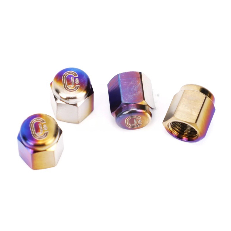CHASING JS Titanium Valve Tire Cap (Original 🇺🇸) | Shopee Malaysia
