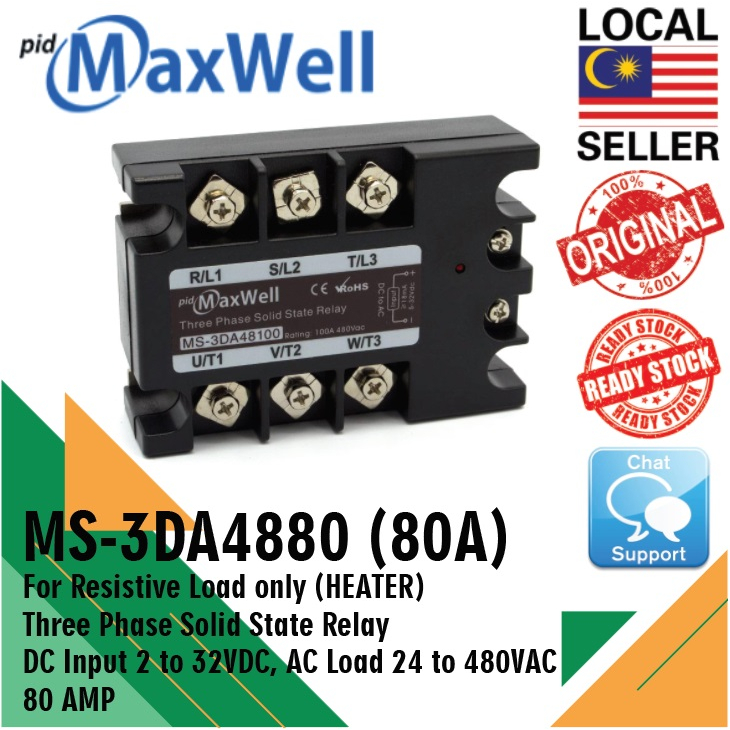 MAXWELL 3 Phase SSR, 3 Phase Solid State, Maxwell, heater controller ...