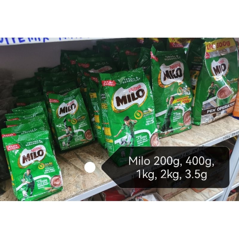 Milo Nestlé 200g, 400g, 1kg, 2kg, 3.5kg | Shopee Malaysia