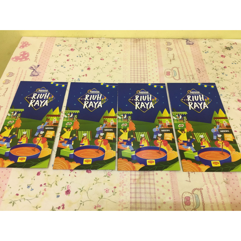 Nestle riuh raya sampul duit raya (4PCS) | Shopee Malaysia
