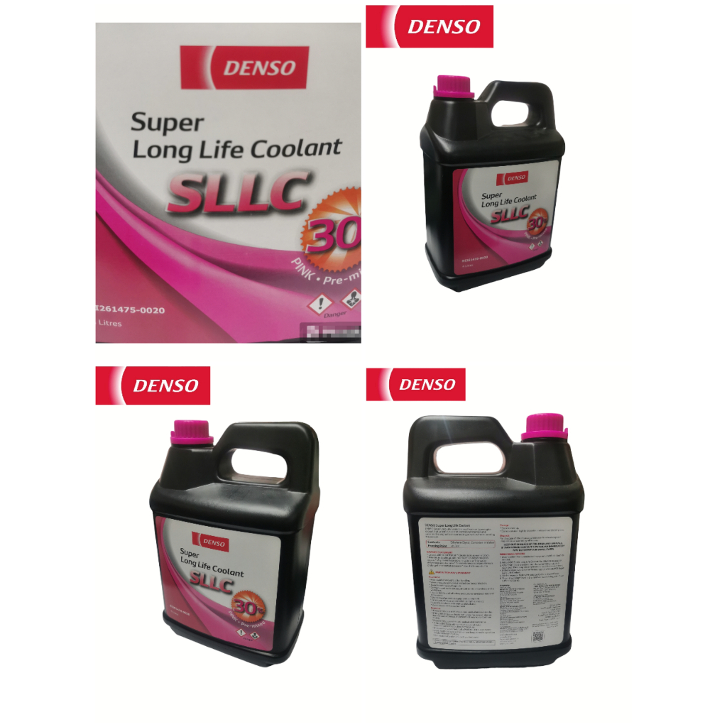 DENSO Cool Gear DI261475-0020 SLLC PINK 4L COOLANT 30% - TOYOTA ...