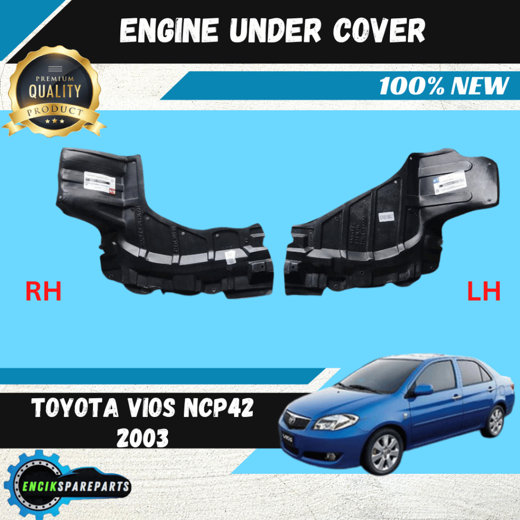 Toyota Vios Ncp42 2003-2006 Engine Under Cover Bawah Penutup Enjin ...