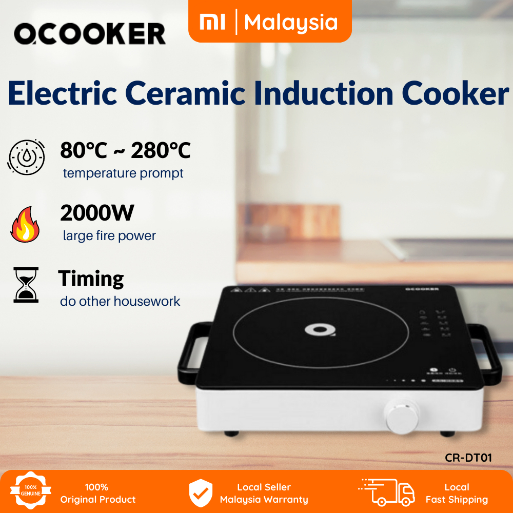 QCOOKER Electric Smart Induction Cooker Ceramic Stove Kitchen cooktop ...