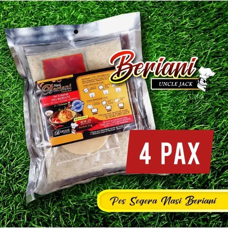 Pes Beriani Uncle Jack | 4 -5 org mkn | Ada tutorial masak | Mudah ...