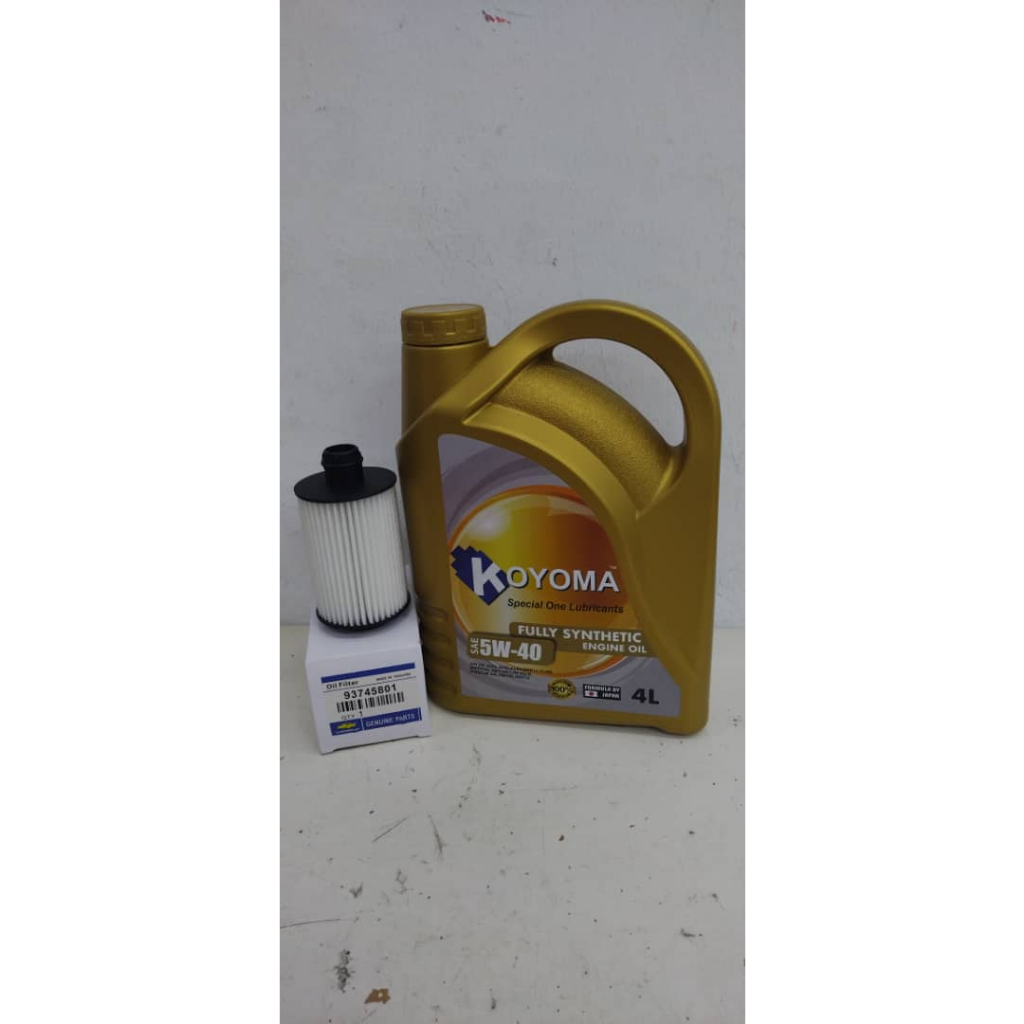 CHEVROLET CAPTIVA C140 2012year ( DIESEL MODEL) OIL FILTER + KOYOMA ...