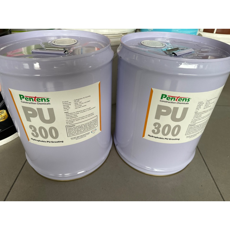 Pentens PU 300 Hydrophobic PU Grouting 20kg/ Injeksi Waterproofing ...