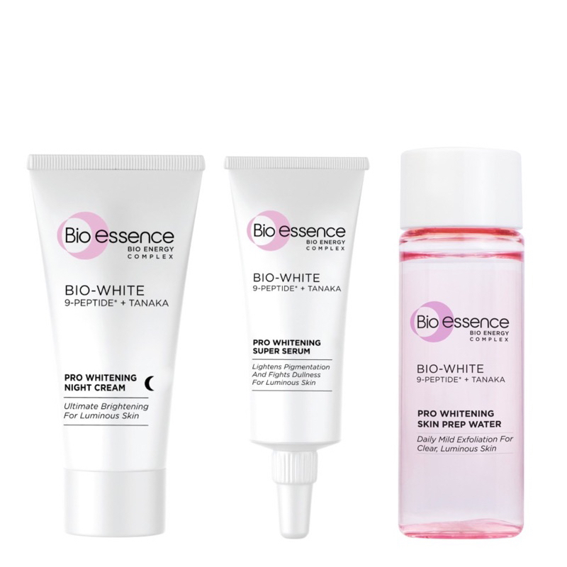 Bio-essence Bio-White Pro Whitening Night Cream 5g / Super Serum 5ml ...