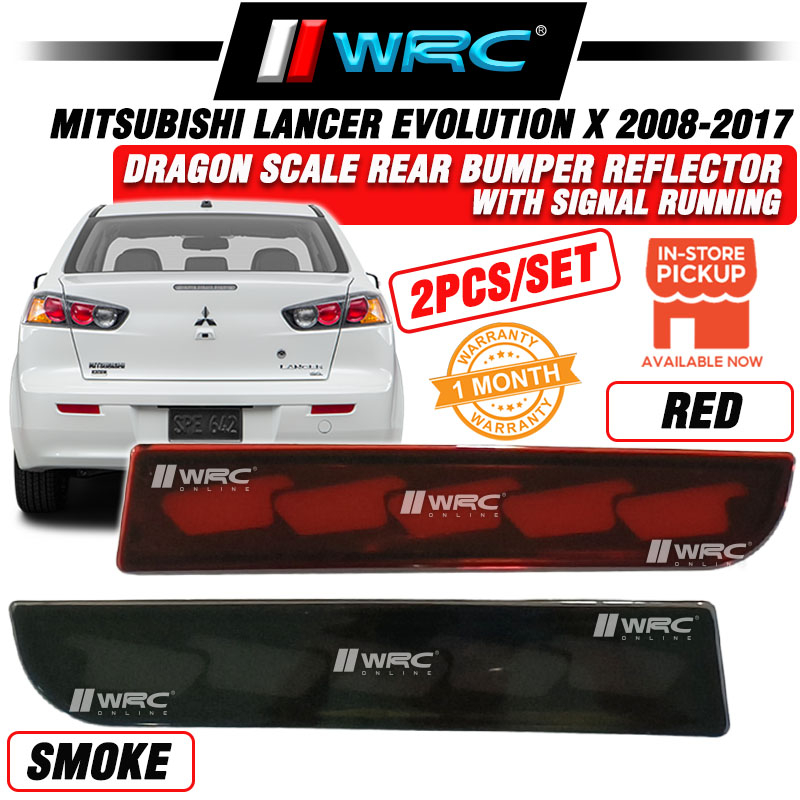 Mitsubishi Lancer Evolution X 2008 - 2017 Dragon Scale Rear Bumper ...