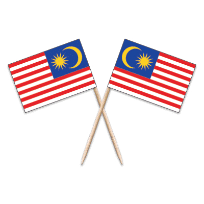 Malaysia Toothpick Flag Bendera Malaysia Merdeka Cake Topper Malaysia ...