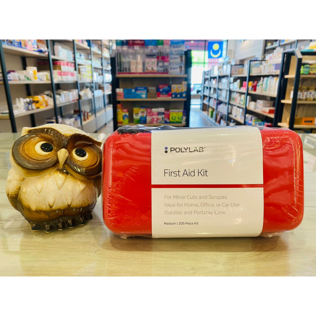 POLYLAB FIRST AID KIT MEDIUM (205-PIECE KIT) | Shopee Malaysia