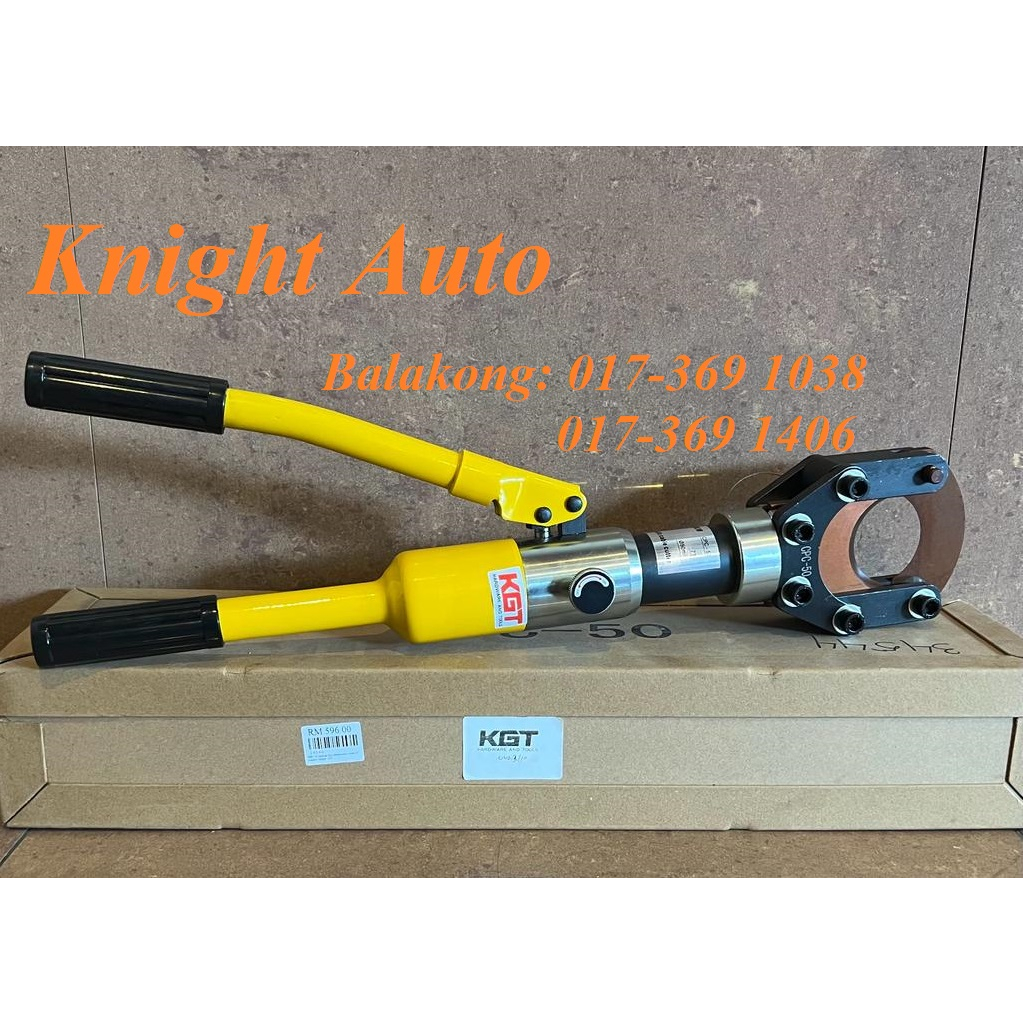 KGT Heavy Duty CPC-50 Manual Hydraulic Wire & Cable Cutter 7T ID36304 ...