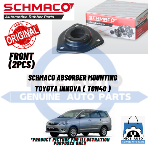 TOYOTA INNOVA ( TGN40 ) SCHMACO ABSORBER MOUNTING (FRONT 2PCS) | Shopee ...