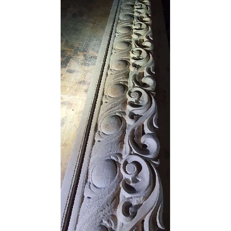 profile frame pintu ukiran kayu 8 kaki x 6 inch bunga kerawang | Shopee ...