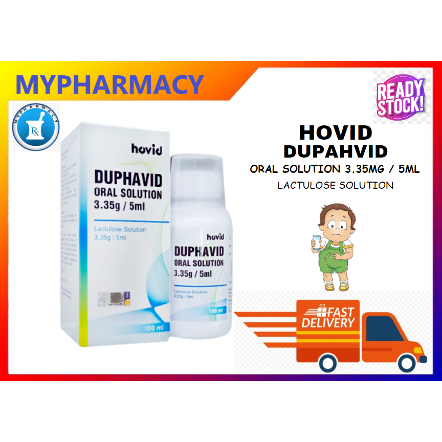 HOVID Duphavid Oral Solution Lactulose 100ml [ Relief of Constipation ...