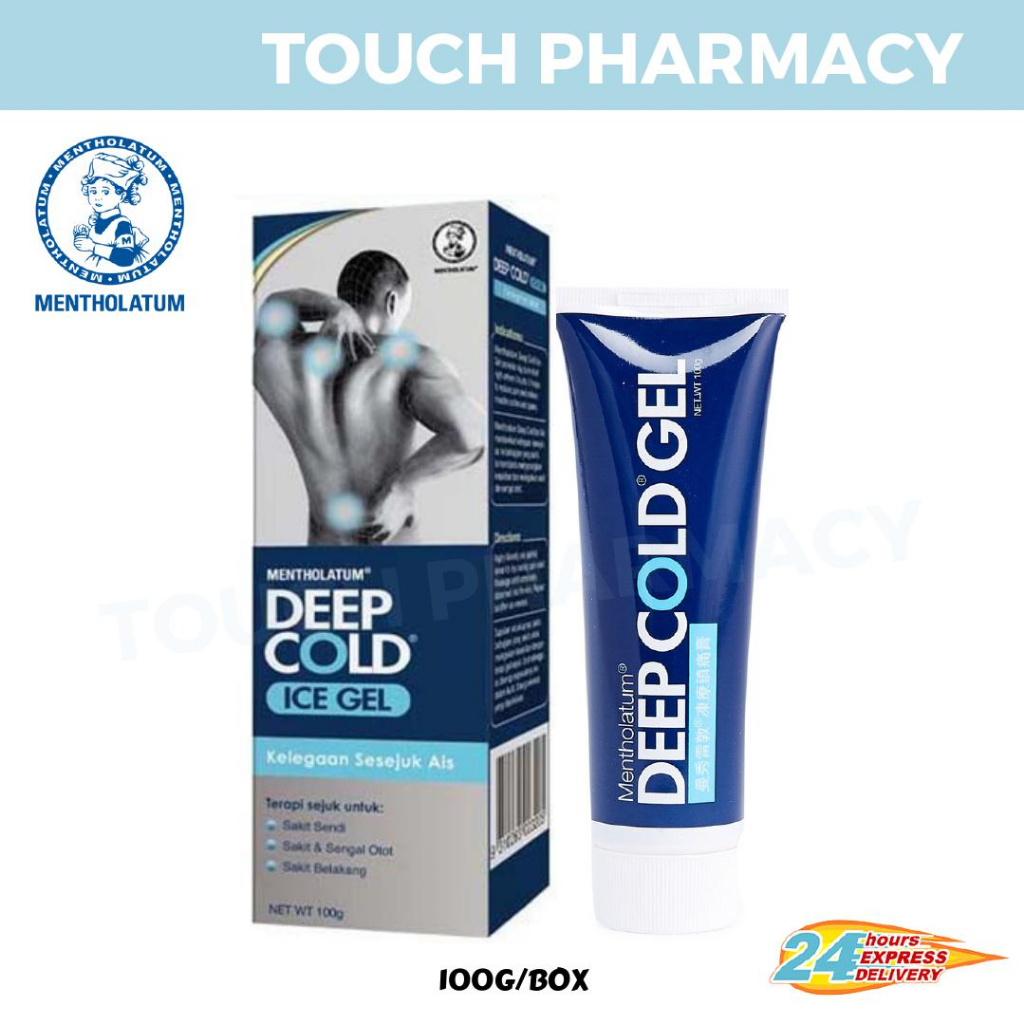 MENTHOLATUM Deep Cool Gel Ice Gel Therapy 100G | Shopee Malaysia