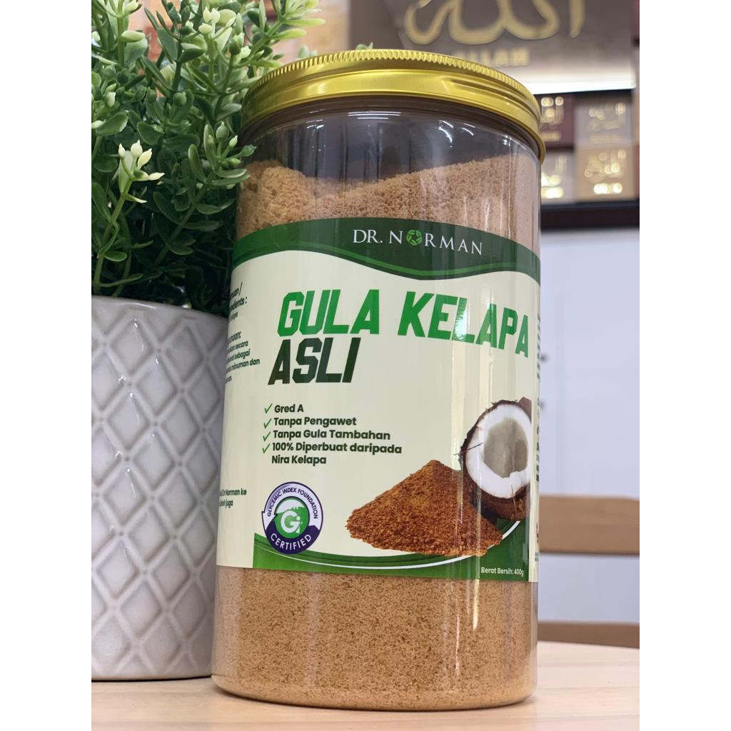 400g GULA KELAPA ASLI DR NORMAN gula perang kelapa | Shopee Malaysia