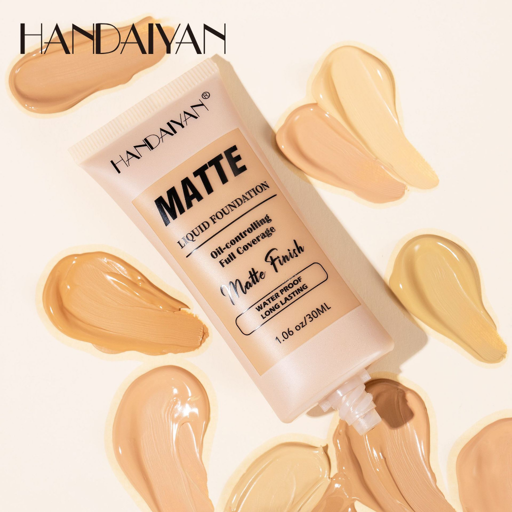 Handaiyan Matte Oil Control Matte Finish Full Coverage Foundation 30ml ...