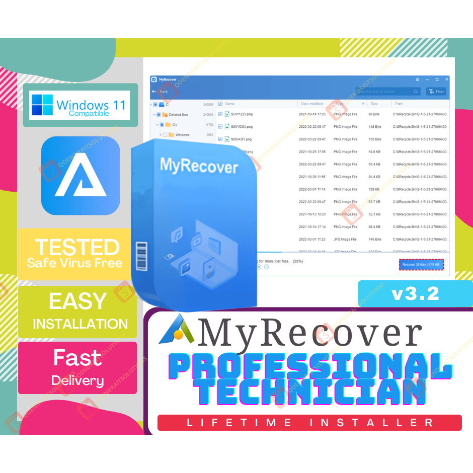 AOMEI MyRecover Professional 🔥 Technician 𝐯𝟑.𝟐.𝟎 | 𝑉𝑖𝑑𝑒𝑜 𝐼𝑛𝑠𝑡𝑎𝑙𝑙 | Full Version | Lifetime ...