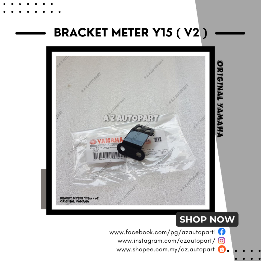💯%ORIGINAL YAMAHA - BRACKET METER FOR Y15 V2 | Shopee Malaysia