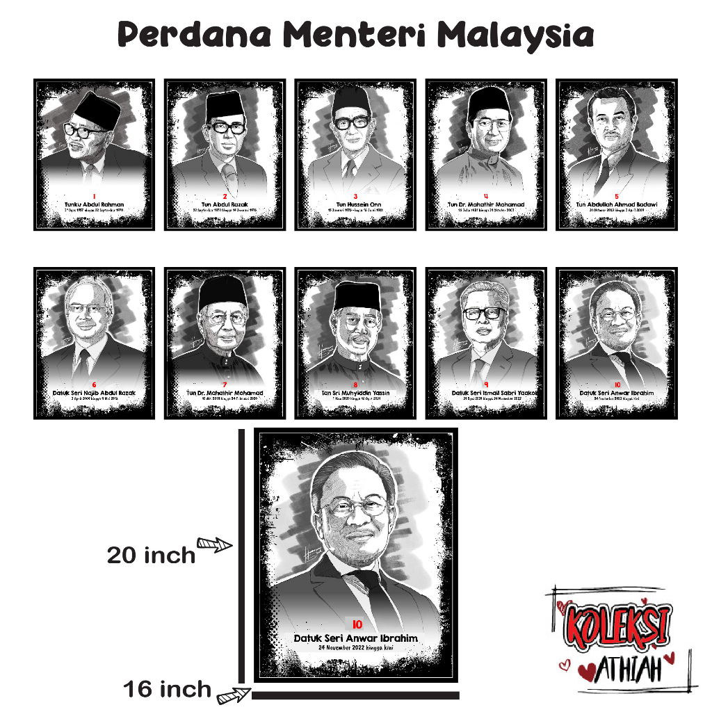 🔥Hot Item🔥 Banner Perdana Menteri Malaysia | Shopee Malaysia