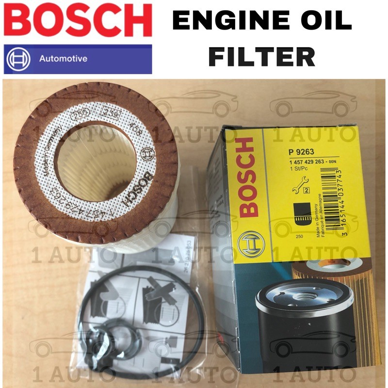 (MADE IN GERMANY) BOSCH ENGINE OIL FILTER MERCEDES M112 V6 ENGINE W210 ...