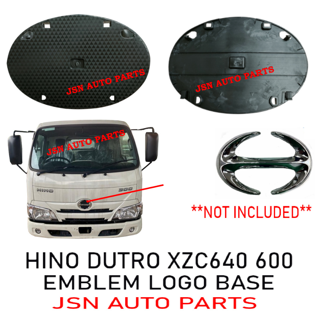 J120S08 EMBLEM LOGO BASE HINO 300 DUTRO XZC600 XZC640 LORRY TRUCK ...