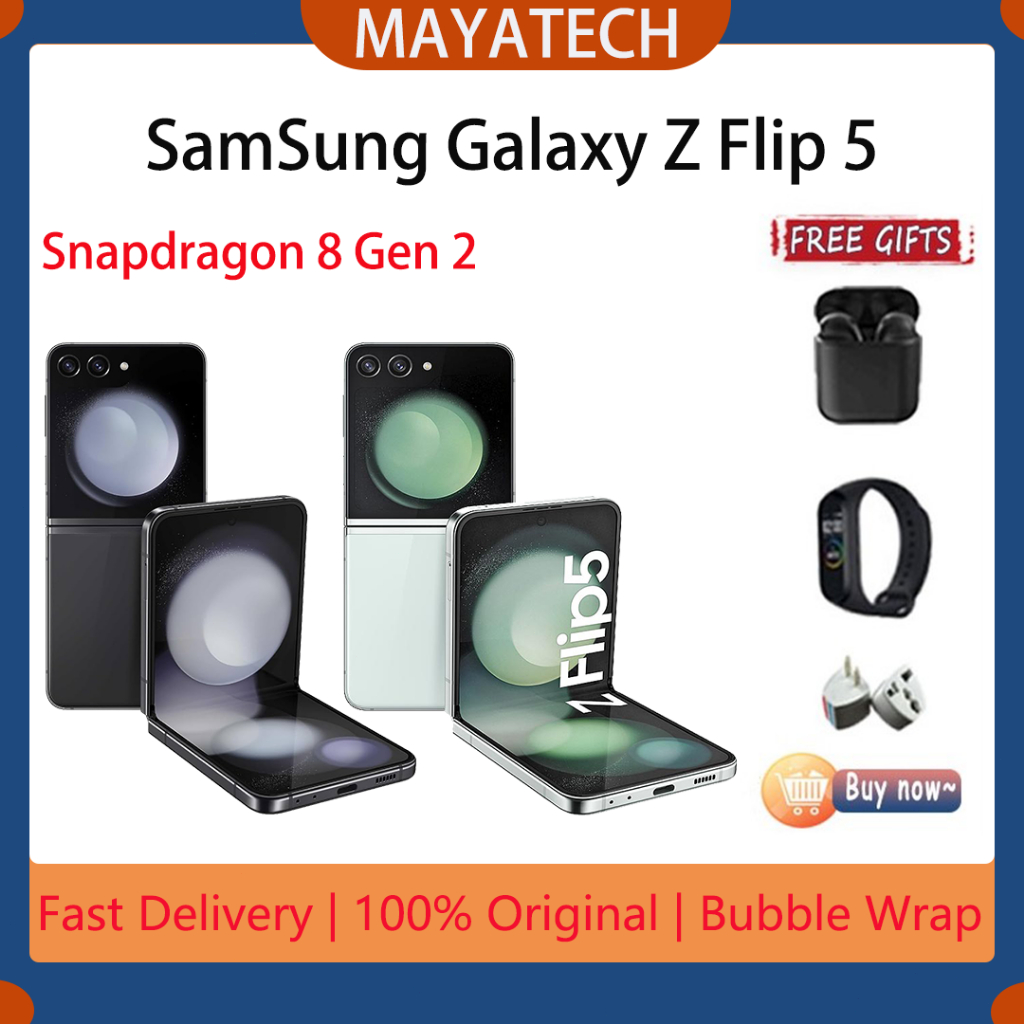 Samsung Galaxy Z Flip 5 Snapdragon 8 Gen 2 Dynamic AMOLED Original New ...