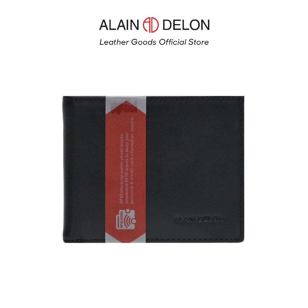 ALAIN DELON MEN RFID BLOCKING LEATHER WALLET - AWT0524LN3MG3 (15 ...