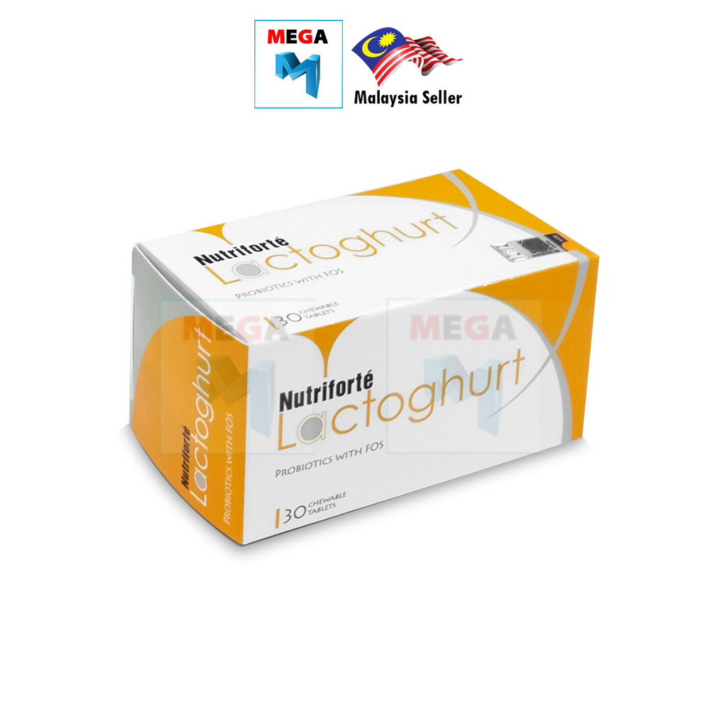 Nutriforte Lactoghurt Probiotics with FOS 30s | Shopee Malaysia
