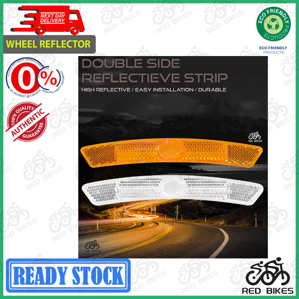 Bicycle Safety Spoke Reflector Bicycle Wheel Rim Reflective Clip ...