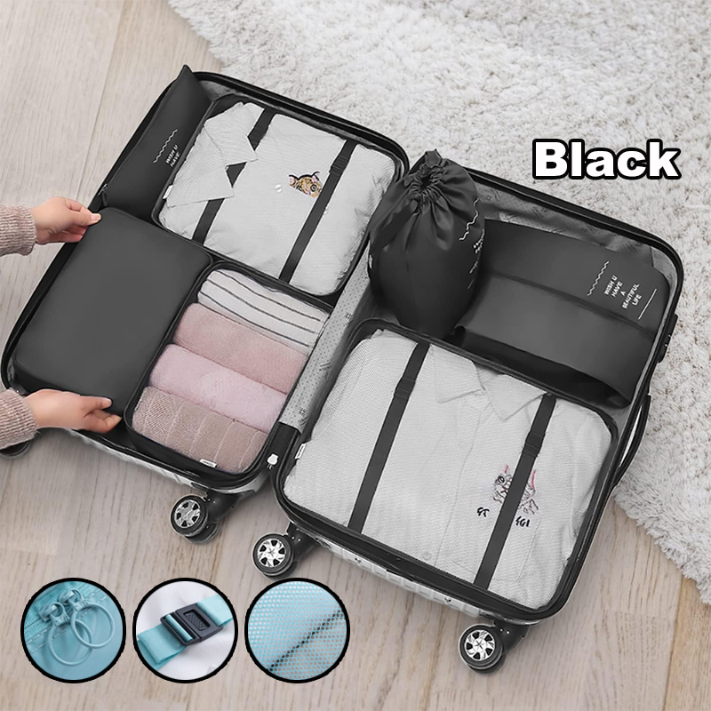 Teemo 7pcs Travelling Luggage Organizing Set Clothes Inner Part ...