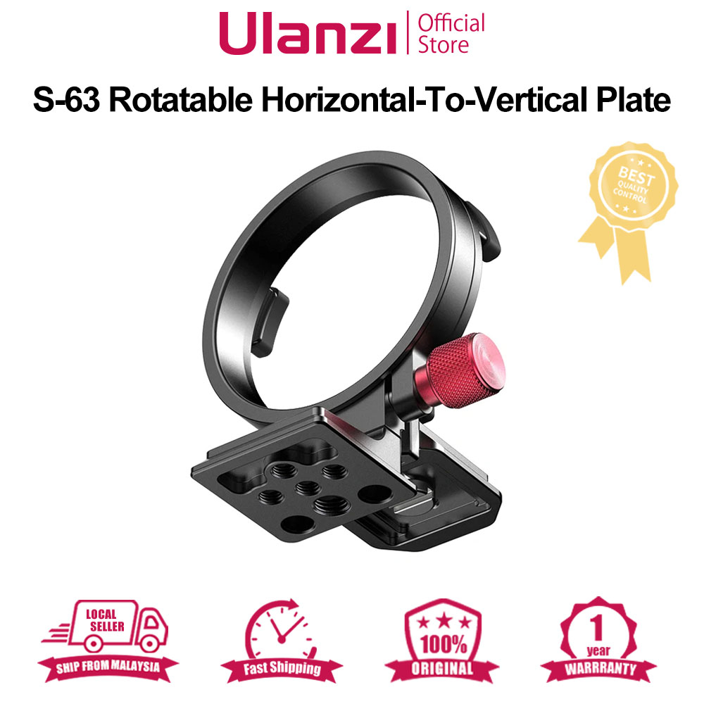 Ulanzi S-63 Rotatable Horizontal To Vertical Mount Plate Kit 3246 ...