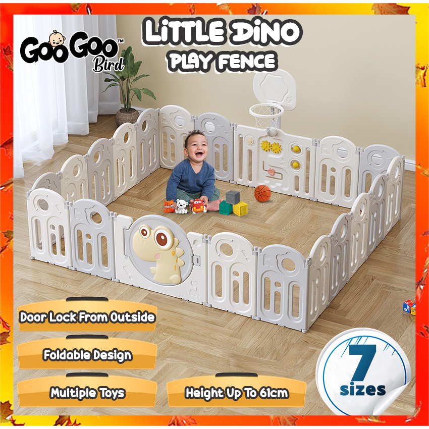 GooGoo Bird Little Dino Baby Kid Safety Play Toddler Safety Fence Gate ...