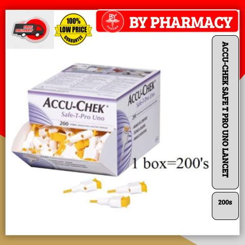 ACCU-CHEK SAFE T UNO PRO LANCET 200S/BOX | Shopee Malaysia
