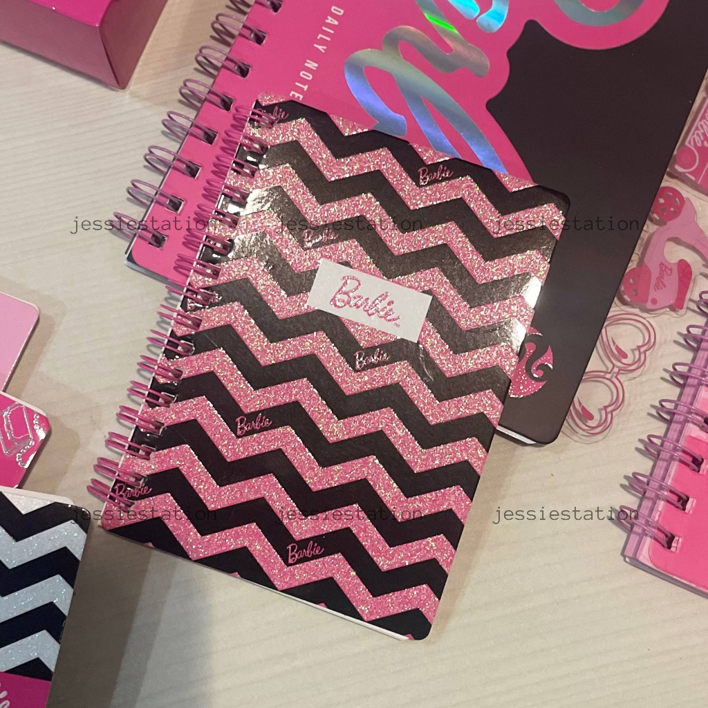 Ready Stock / MINISO x Barbie A5 & A6 Notebook Spinout Bookmark ...