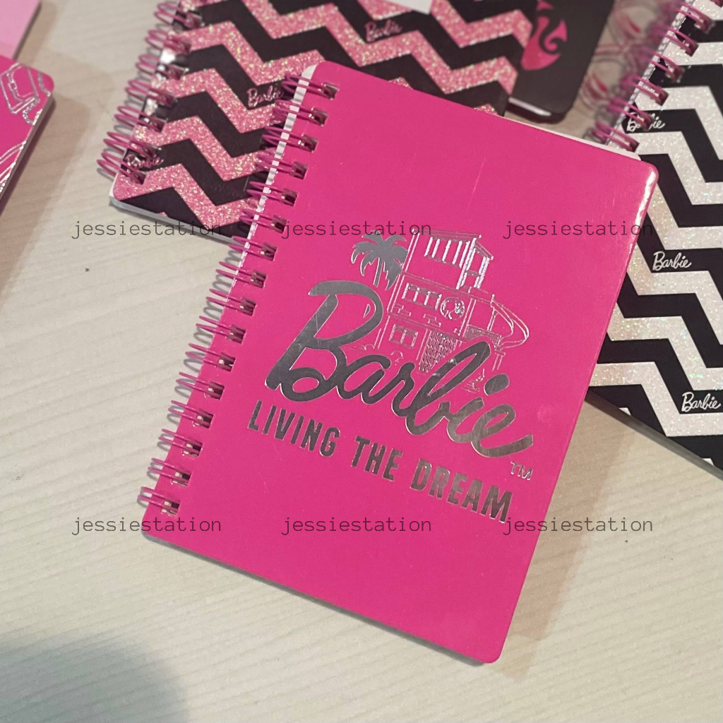 Ready Stock / MINISO x Barbie A5 & A6 Notebook Spinout Bookmark ...