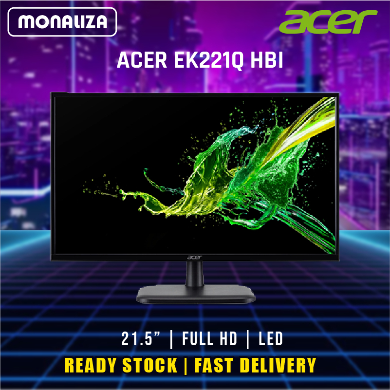 Acer Monitor EK221Q HBI 21.5" FHD 100HZ | Shopee Malaysia